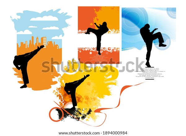 Active People Sport Background Ready Poster Stock Vector (Royalty Free ...