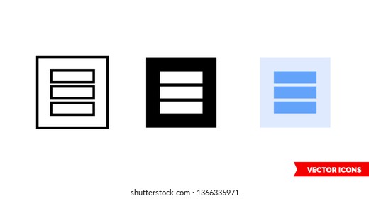 Activity Feed Icon 3 Types Color Stock Vector (Royalty Free) 1366335971 ...