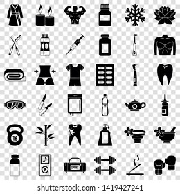 Activity Icons Set Simple Style 36 Stock Vector (Royalty Free) 1419427241