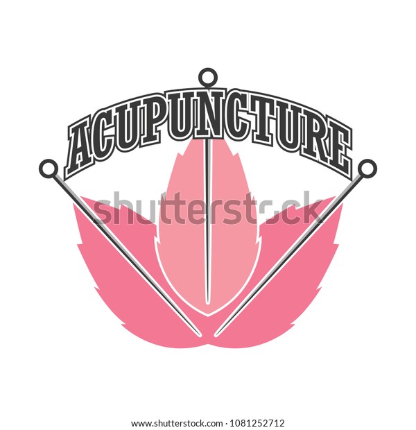 Acupuncture Therapy Logo Vector Illustration Stock Vector (Royalty Free ...