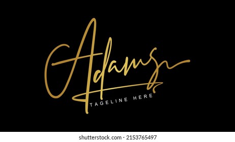 47 Adam Signature Images, Stock Photos & Vectors | Shutterstock