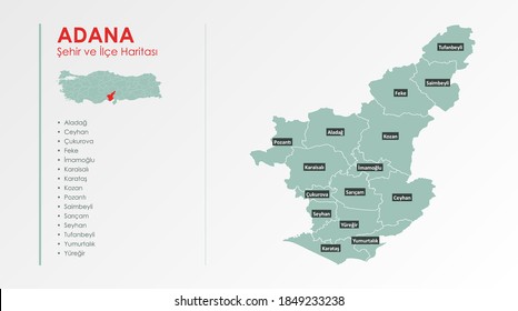 595 Adana map Images, Stock Photos & Vectors | Shutterstock