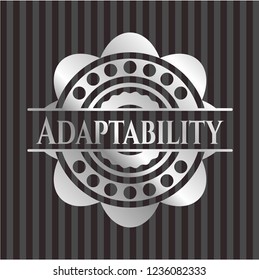 Adaptability Silvery Badge Emblem Stock Vector (Royalty Free ...