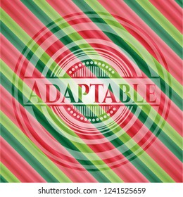 Adaptable Christmas Style Badge Stock Vector (Royalty Free) 1241525659 ...