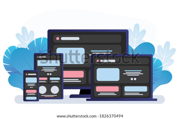 Adaptive Programming Icons Set Multi Device Stock Vector (Royalty Free ... Adaptive Programming Icons Set Multi Device Stock Vector (Royalty Free ...