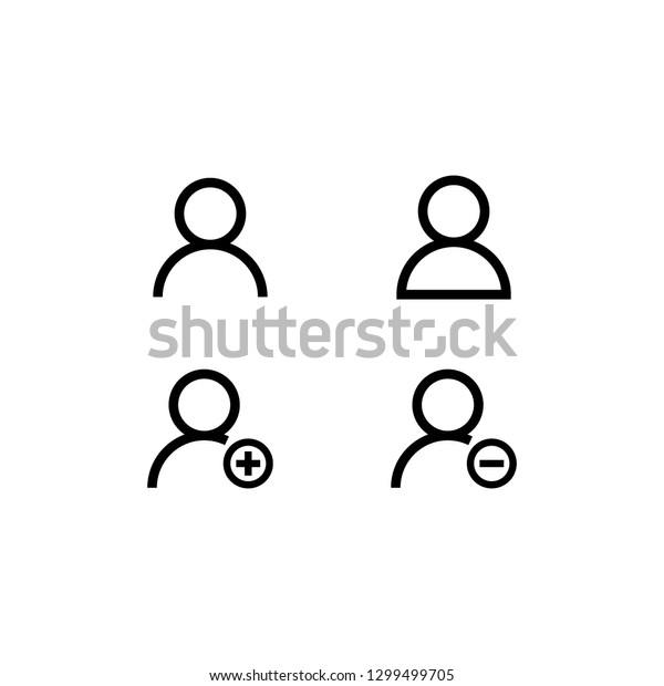 Add Contact Icon Logo Stock Vector (Royalty Free) 1299499705 | Shutterstock