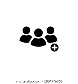 Add Friend Icon Symbol Vector On Stock Vector (Royalty Free) 1804776766 ...