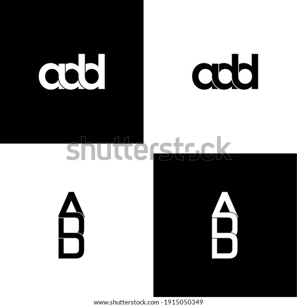 Add Letter Original Monogram Logo Design Stock Vector (Royalty Free ...