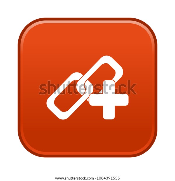 Add Link Chain Symbol Stock Vector (Royalty Free) 1084391555 | Shutterstock