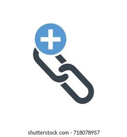 Add Link Icon Stock Vector (Royalty Free) 718078957 | Shutterstock