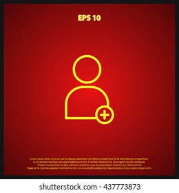 Add Member Icon Stock Vector (Royalty Free) 437773873 | Shutterstock