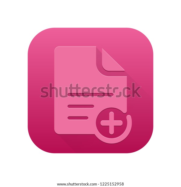 Add Page App Icon Stock Vector (Royalty Free) 1225152958 | Shutterstock