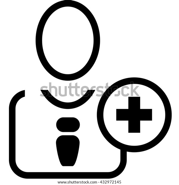 Add Person Black Icon Stock Vector (Royalty Free) 432972145 | Shutterstock