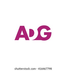 Adg Logo Vector Graphic Branding Letter Stock Vector (Royalty Free ...