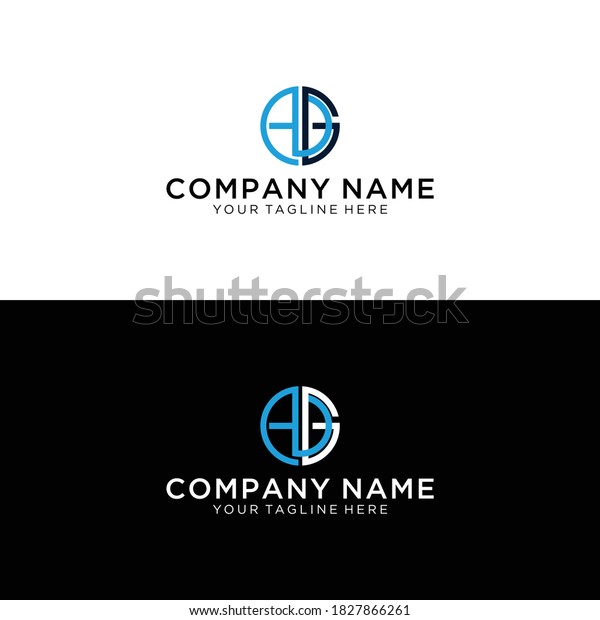 Adg Logo Vector Graphic Branding Letter Stock Vector (Royalty Free ...