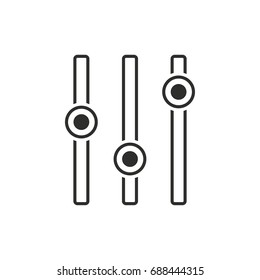 Vertical Sliders Level Indicator Editable Vector Stock Vector (Royalty ...