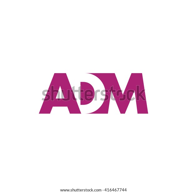 Adm Logo Vector Graphic Branding Letter: เวกเตอร์สต็อก (ปลอดค่า ...