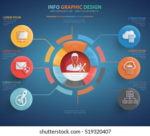 Admin Development Info Graphics Designclean Vector: Vector có sẵn (miễn ...