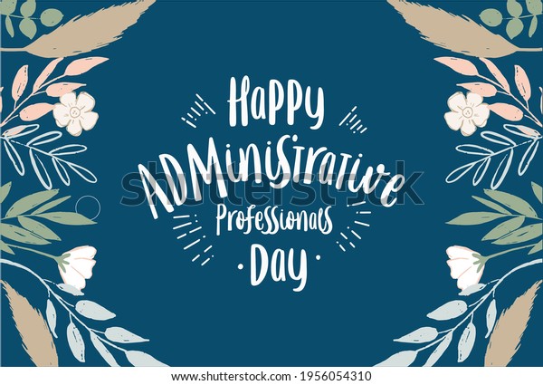 Día de los Profesionales Administrativos, Día: vector de stock (libre ...