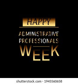 Administrative Professionals Week Geometric Design Suitable Stock ...