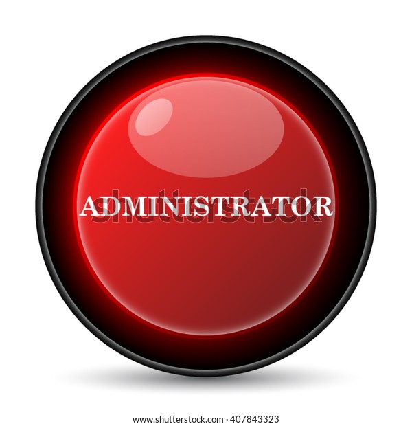 Administrator Icon Internet Button On White : image vectorielle de ... Administrator Icon Internet Button On White : image vectorielle de ...