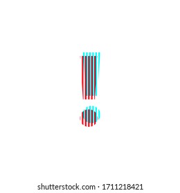 Admiration Symbol Anaglyph Effect Editable Vector Stock Vector (Royalty ...