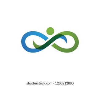 Adoption Community Infinity Care Logo Template 스톡 벡터(로열티 프리) 1288212880 ...