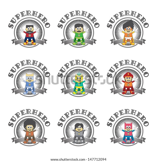 Adorable Cartoon Boy Set Stock Vector (Royalty Free) 147712094 ...