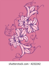 Adorn Floral Stock Vector (Royalty Free) 4232242 | Shutterstock