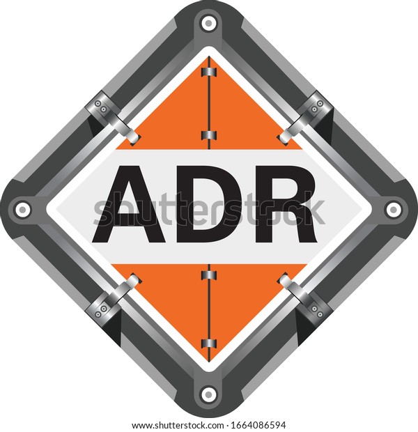 Stock vektor „Adr Sign Marking Transport Transported Goods“ (bez ...