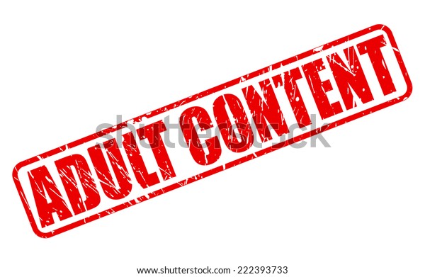 Adult Content Red Stamp Text On Stock Vector (Royalty Free) 222393733