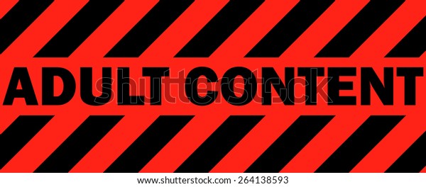 「Adult Content Red Warning Tape Sign」のベクター画像素材（ロイヤリティフリー） 264138593