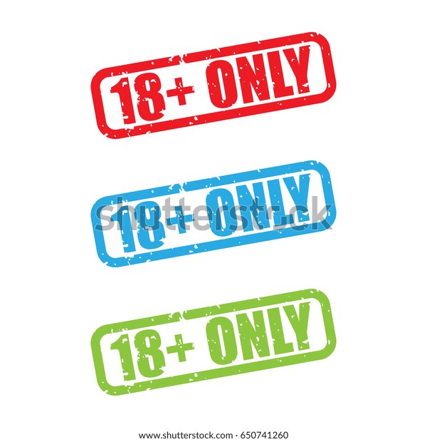 Adults 18 Only Labels Stock Vector (Royalty Free) 650741260 | Shutterstock