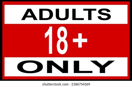 4,326 Adults only logo Images, Stock Photos & Vectors | Shutterstock