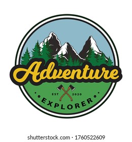 Adventure Explore Logo Concept Adventure Logo Stock Vector (Royalty ...