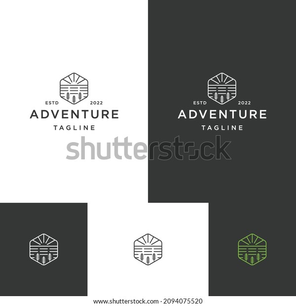 Adventure Logo Icon Design Template Stock Vector (Royalty Free ...