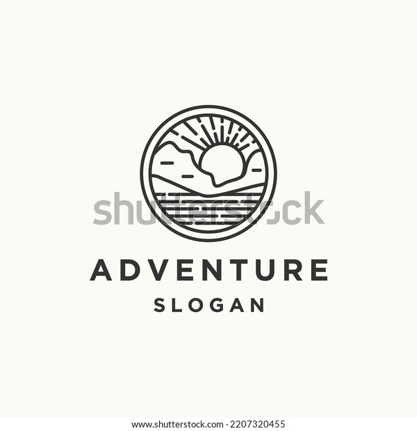 Adventure Logo Icon Design Template Stock Vector (Royalty Free ...