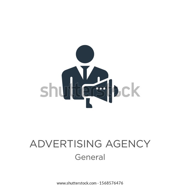 Advertising Agency Icon Vector Trendy Flat Stock Vector (Royalty Free ...