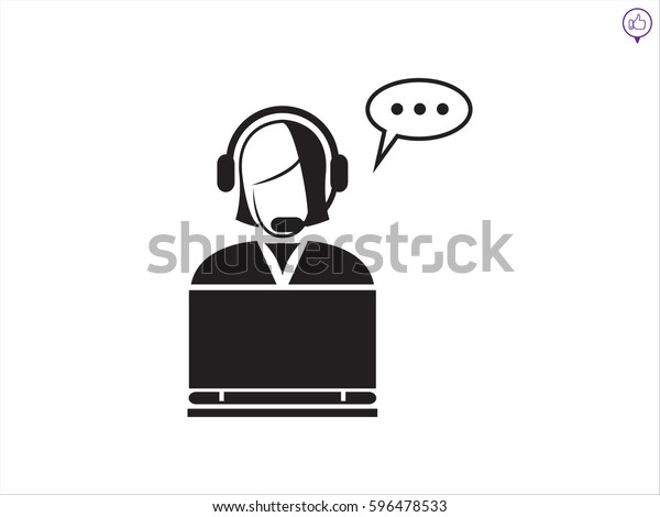 Advice Chat People Icon Vector Illustration Stock Vector (Royalty Free ...
