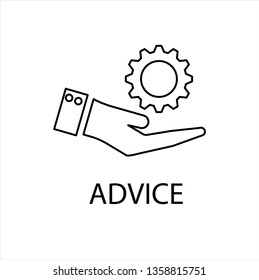 Advice Line Iconvector Best Line Icon Stock Vector (Royalty Free ...