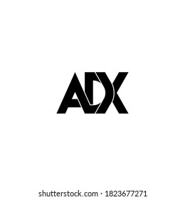 Adx Letter Original Monogram Logo Design Stock Vector (Royalty Free ...