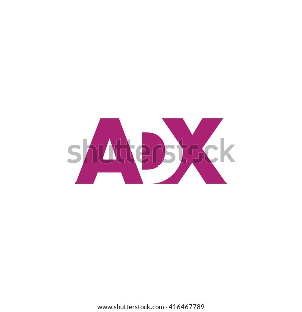 Adx Logo Vector Graphic Branding Letter Stock Vector (Royalty Free ...