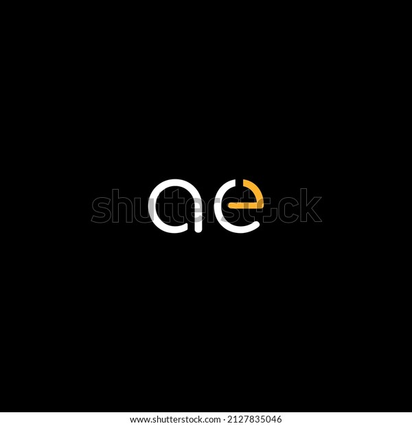 Ae Logo Png Creative Design 2022 库存矢量图（免版税）2127835046 | Shutterstock