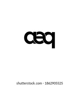 Aeq Letter Original Monogram Logo Design Stock Vector (Royalty Free ...