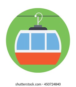 Aerial Lift Vector Icon Stock Vector (Royalty Free) 450724840