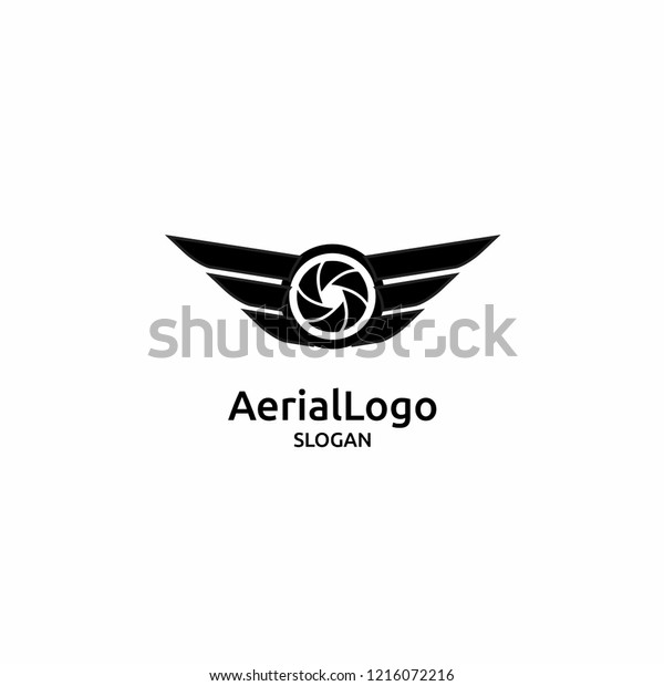 Aerial Logo Icon Designs Vector Stock Vector (Royalty Free) 1216072216 ...