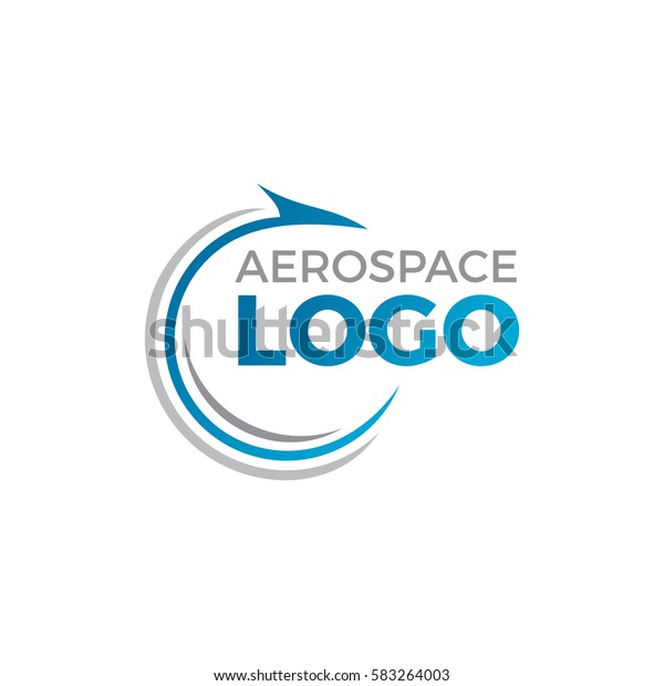 Aerospace Logo Icon Illustration Stock Vector (Royalty Free) 583264003