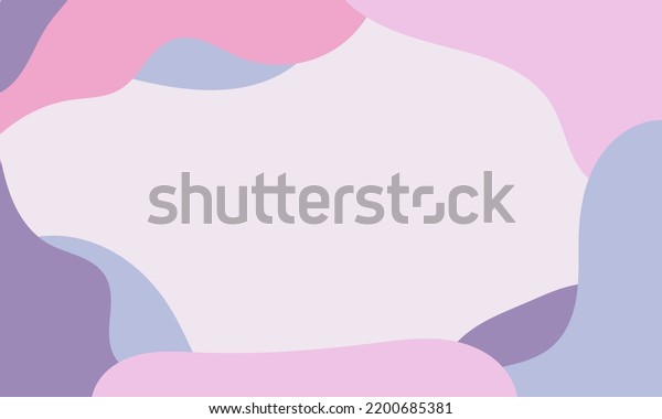 Aesthetic Abstract Background Soft Pastel Color Stock Vector (Royalty ...
