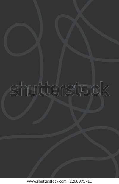 Aesthetic Abstract Wall Art Grayscale Aesthetic Stock Vector (Royalty ...