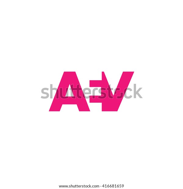 Aev Logo Vector Graphic Branding Letter Stock Vector (Royalty Free ...